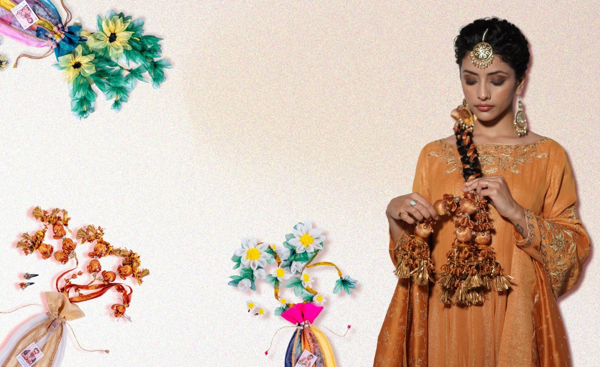 Paranda - Buy Punjabi Paranda for hair from Bloomin Pataaree Collection ...