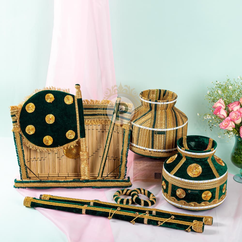 Sangeet & Jaago Ceremony Items | Handcrafted Indian Wedding Sets ...