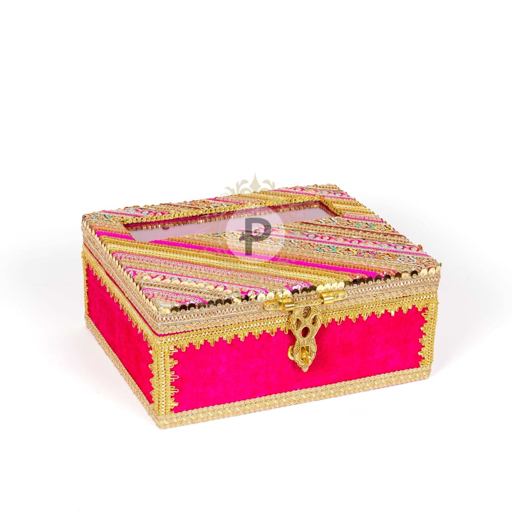 Hot Pink Satrangi Chura Kaleera Box – Pataaree Studios Pvt Ltd